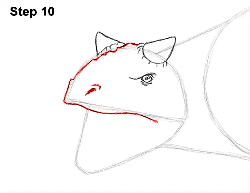 How to Draw a Carnotaurus