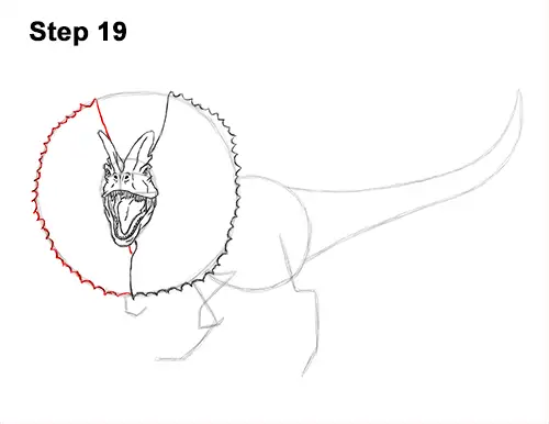 How to Draw a Dilophosaurus