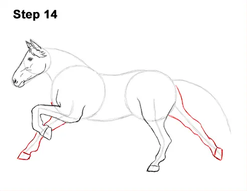 How to Draw a Horse Running