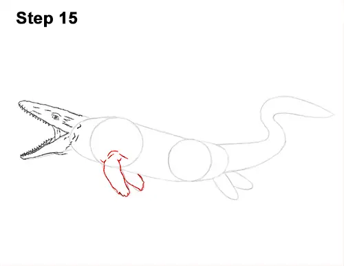 How to Draw Mosasaurus