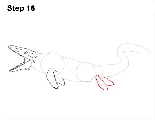 How to Draw Mosasaurus