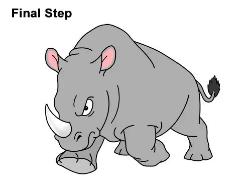 How to Draw a Rhinoceros (Cartoon)